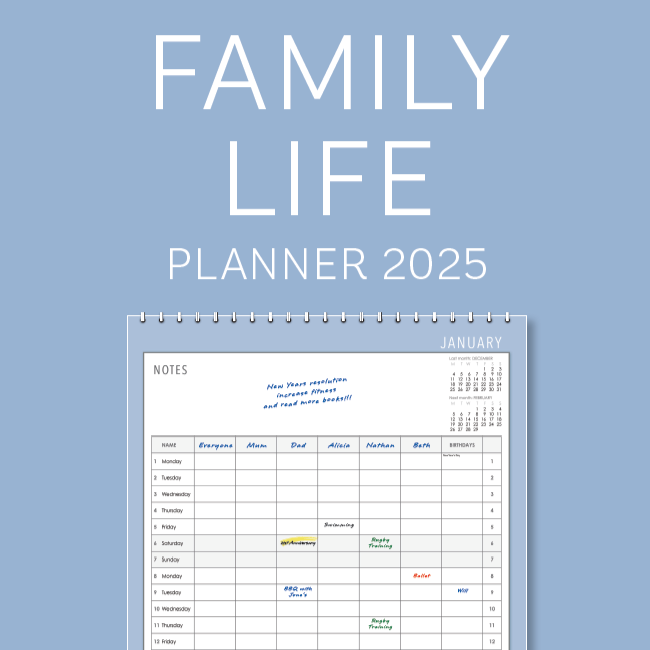 2025 Family Wall Planners – Calendar Store